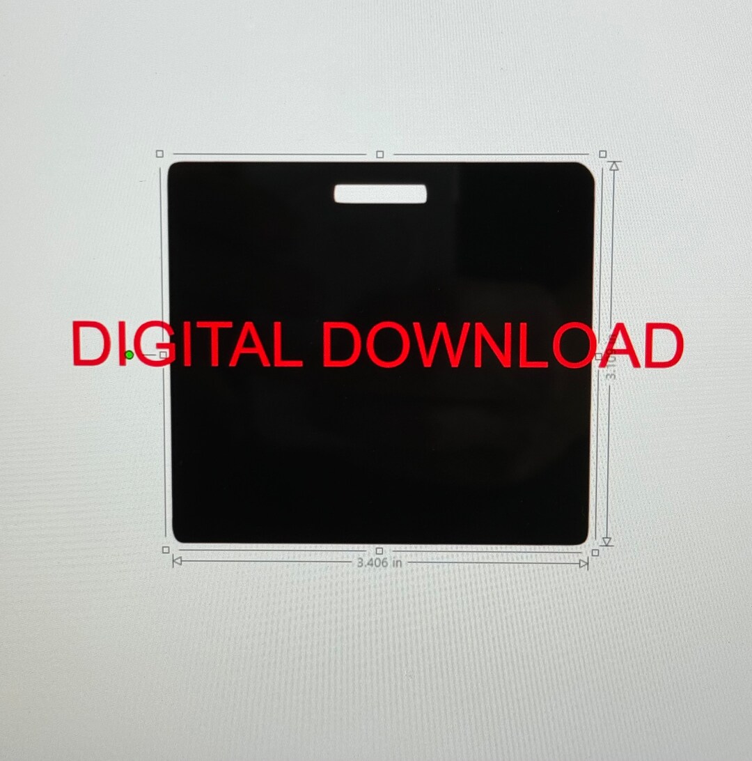 Badge Buddy Horizontal SVG, Laser Cut File, DIGITAL DOWNLOAD, Not a ...