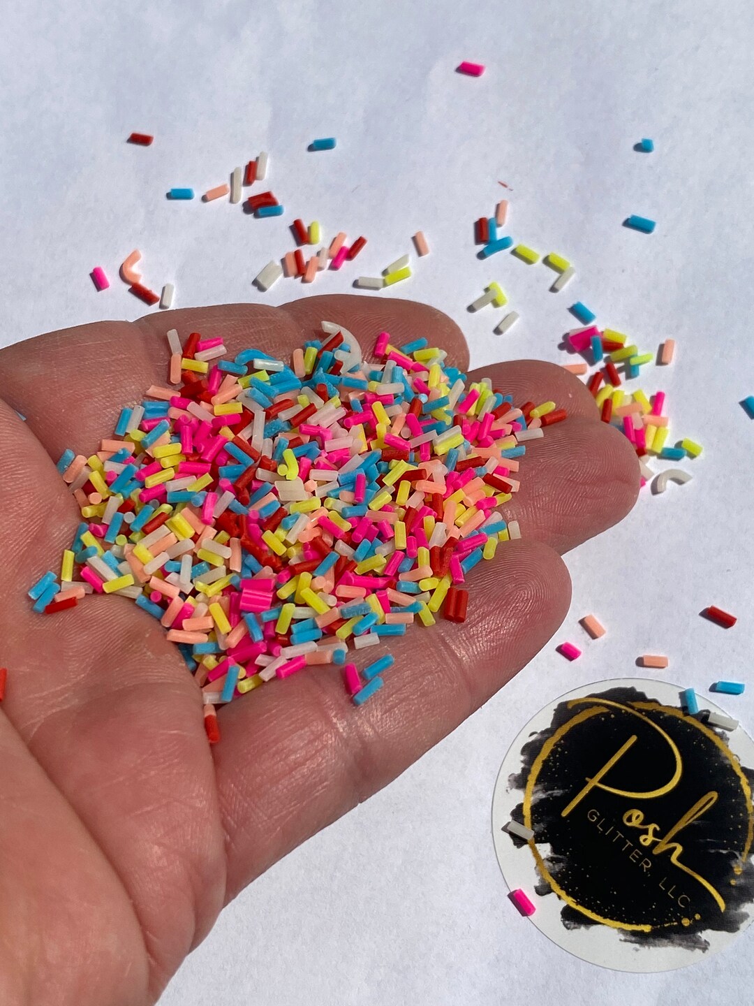 MULTI COLOR SPRINKLE Bits -polymer Sprinkles - Fake Sprinkles - Clay ...