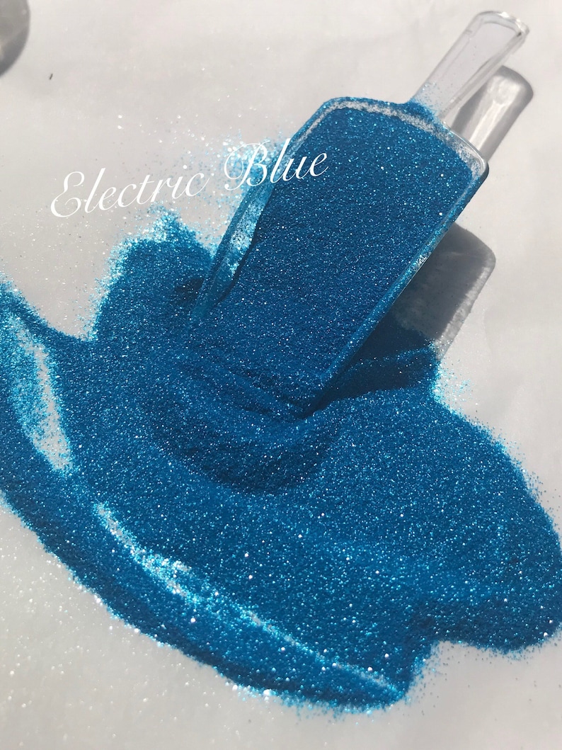 ELECTRIC BLUE Blue Pearlescent Ultra Fine Glitter - Etsy