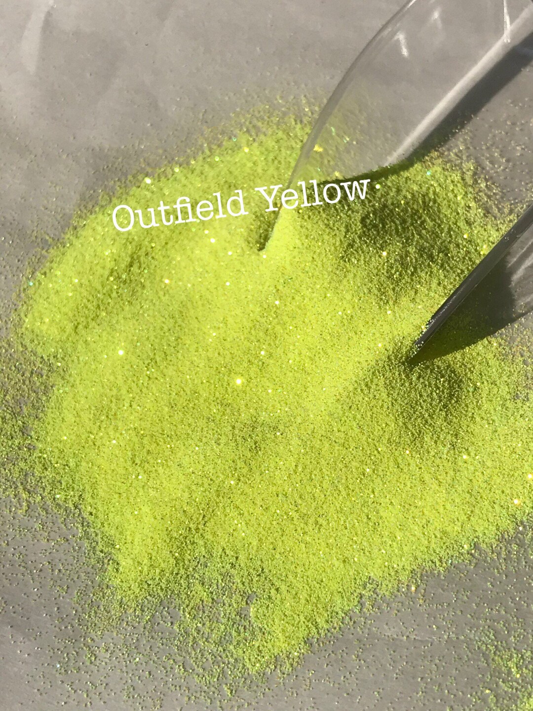OUTFIELD YELLOW Softball Yellow Ultra Fine Glitter, Color Shift ...
