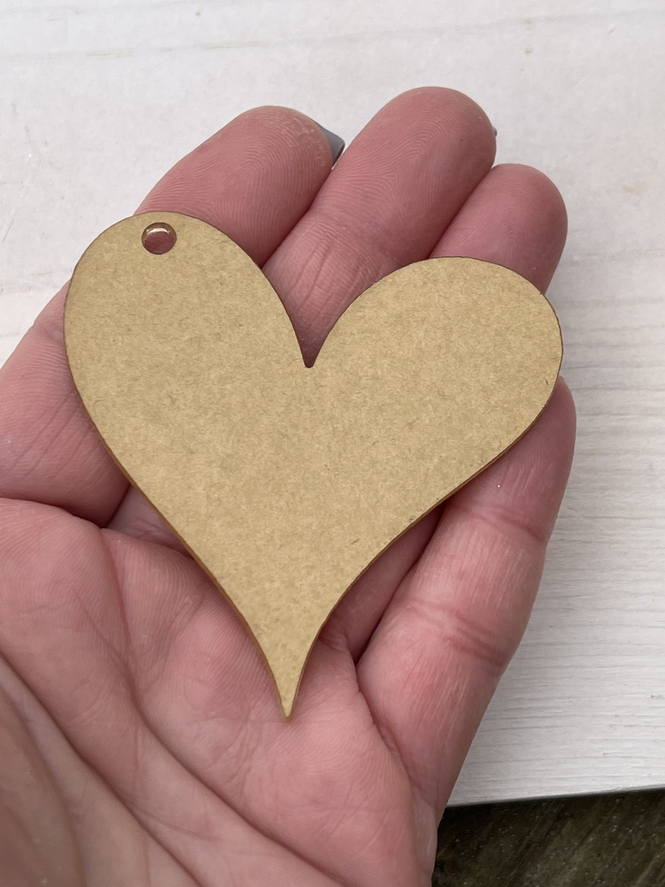 HEART ACRYLIC BLANK Clear Heart Acrylic Keychain Blank With - Etsy