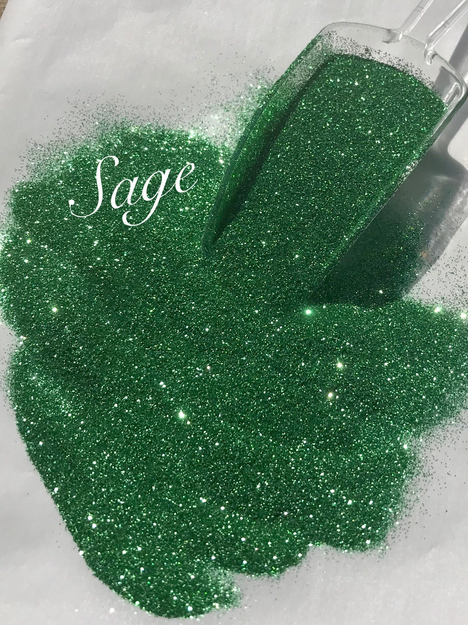 SAGE Sage Green Ultra Fine Loose Glitter Polyester Glitter - Etsy