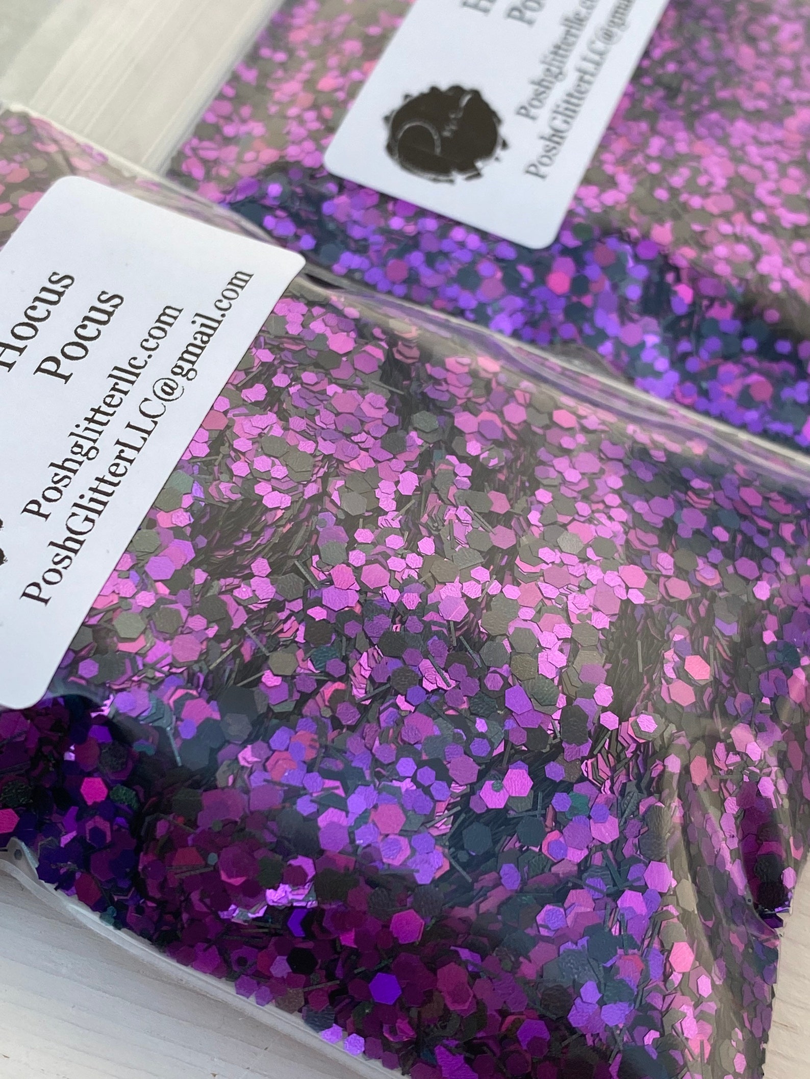 HOCUS POCUS Purple Black Holographic Chunky Glitter Mix - Etsy