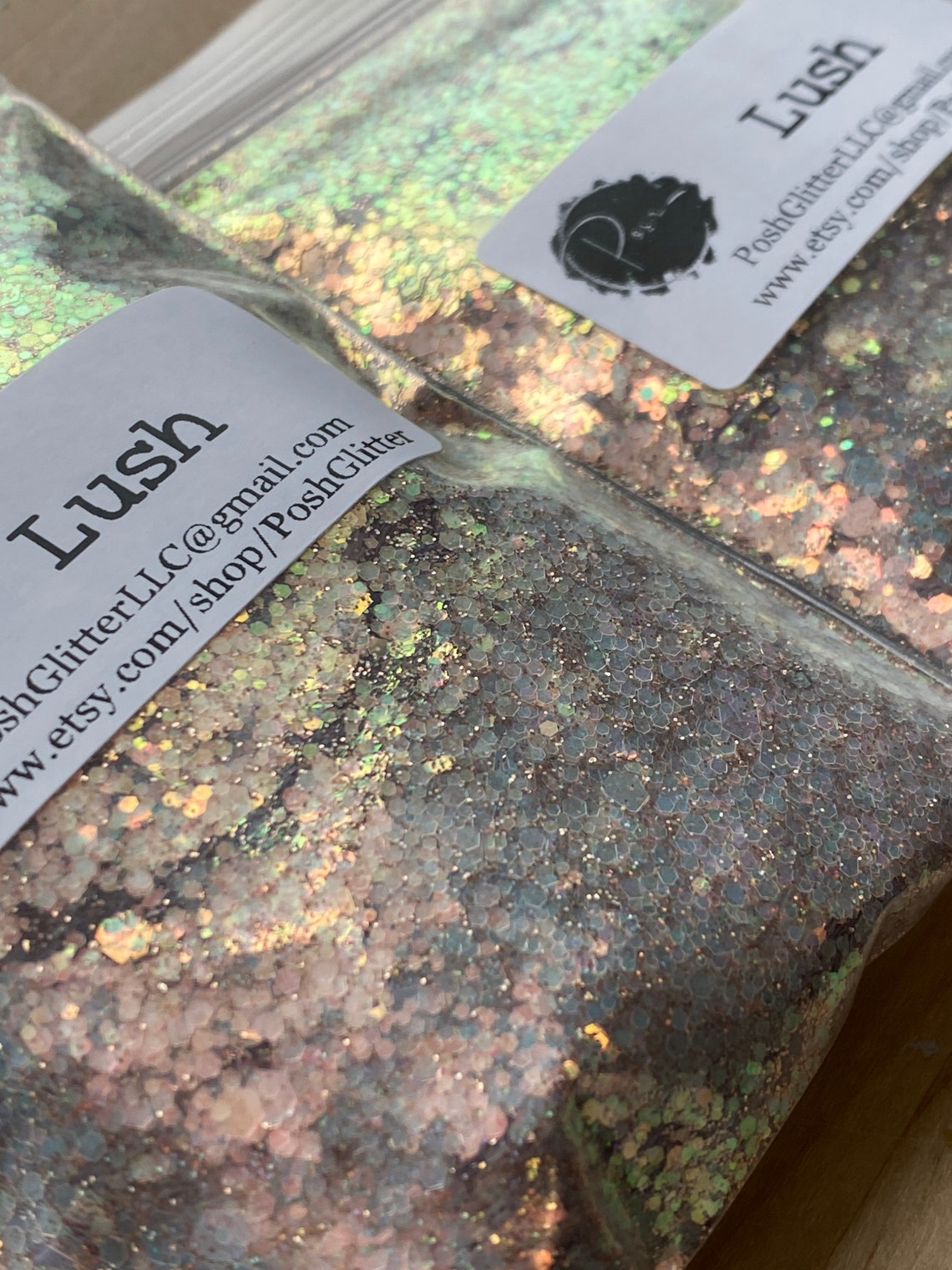 LUSH Iridescent Gold Chunky Mix Gold Chunky Glitter Mix - Etsy