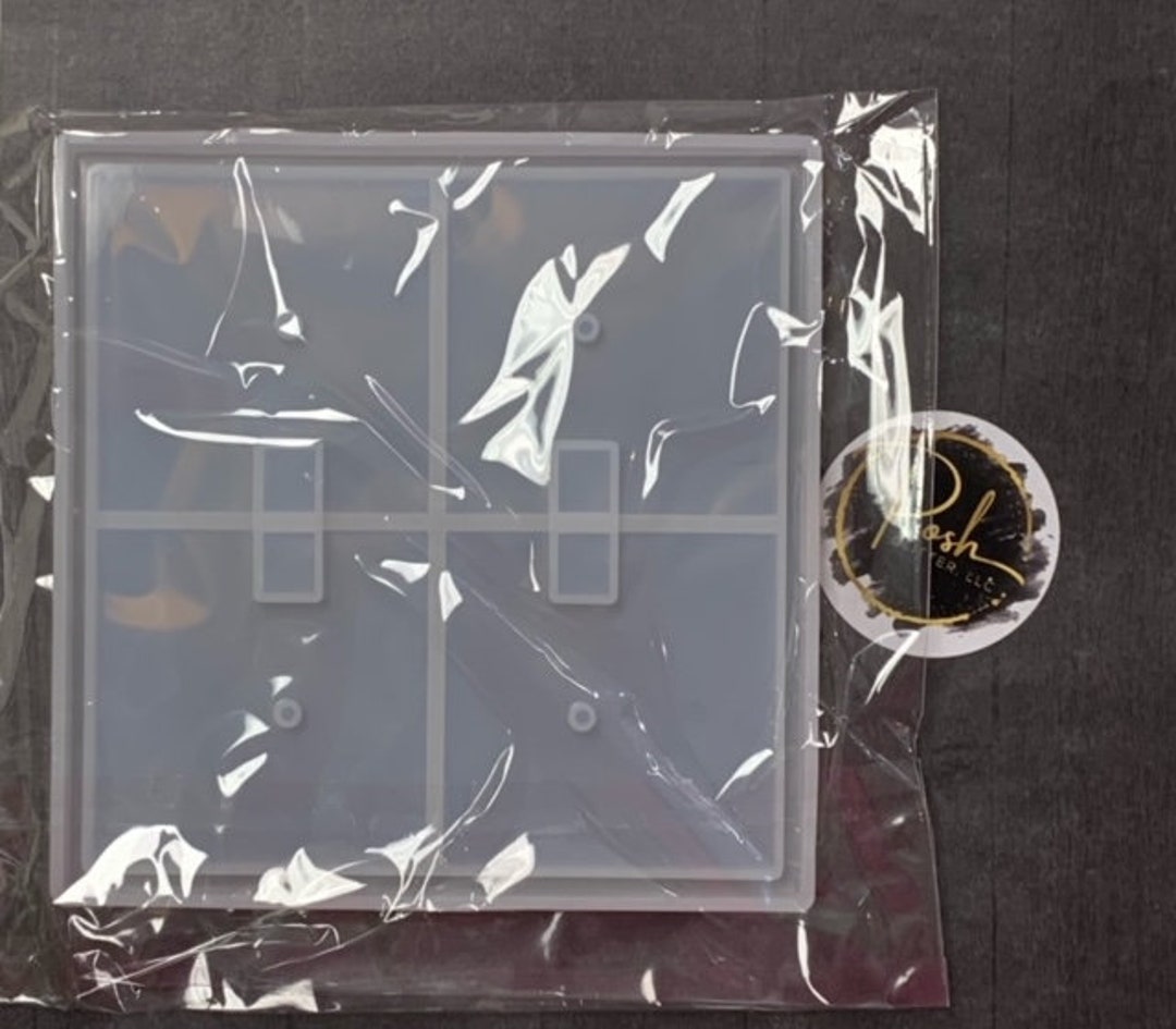 DOUBLE LIGHT SWITCH Mold, Silicone Mold, Standard Double Light Switch ...