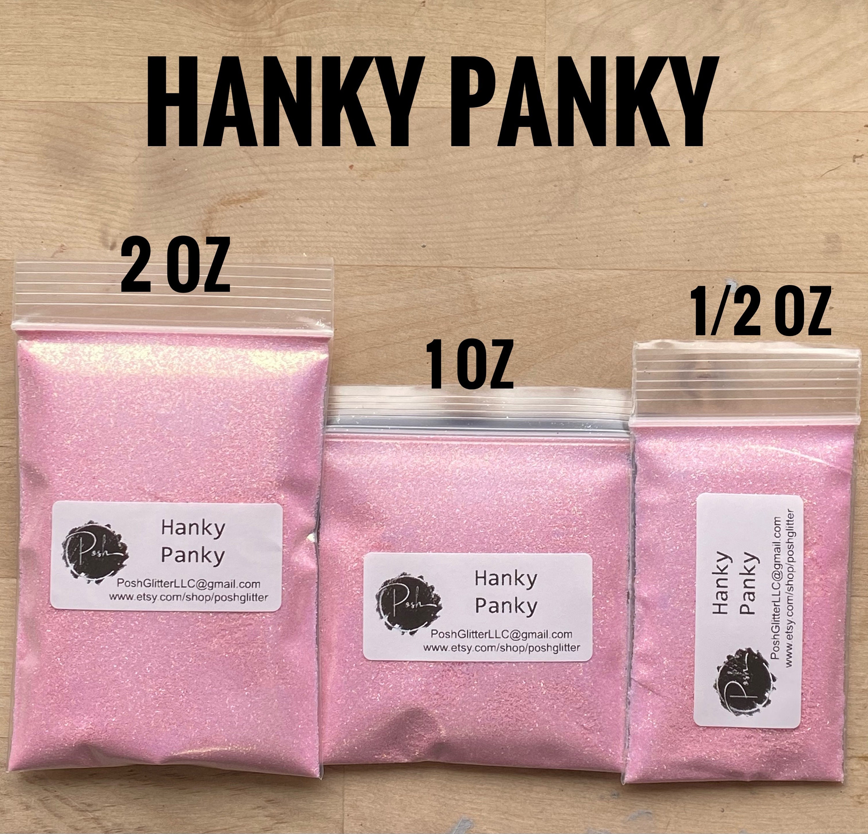 HANKY PANKY - Light Pink Ultra Fine Glitter - Color Shift - Pale Pink ...