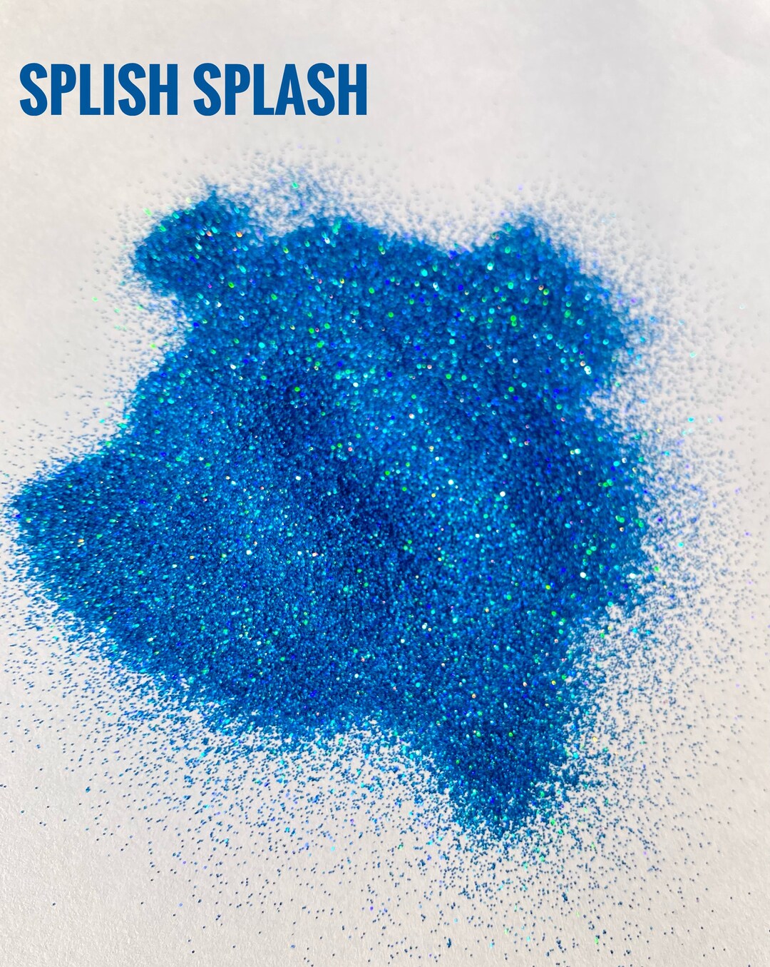 SPLISH SPLASH- Blue Ultra Fine Holographic Glitter - Blue Glitter ...