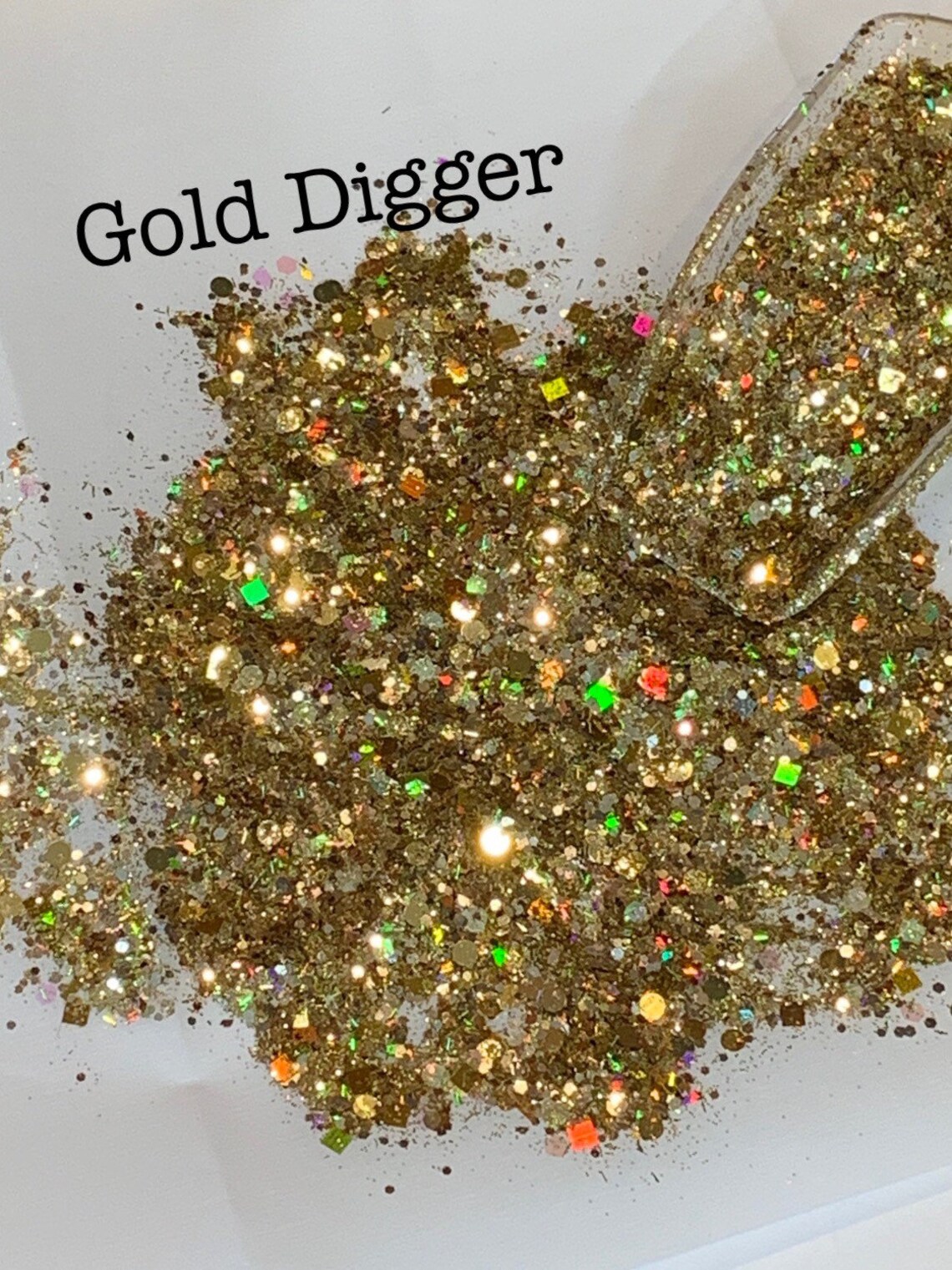 GOLD DIGGER Gold Chunky Glitter Custom Mix Gold Glitter - Etsy