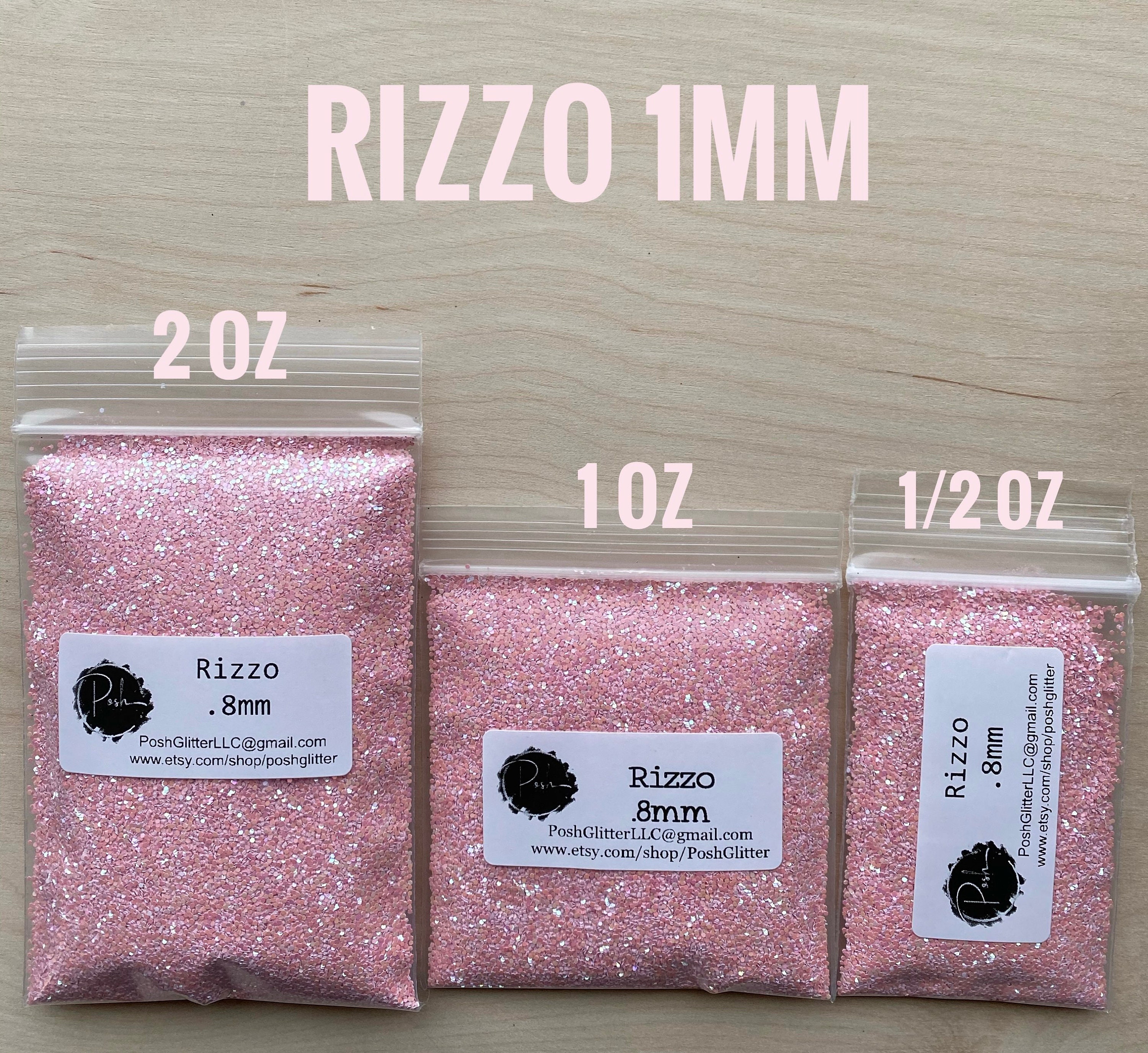 RIZZO .8MM Pink Hex Cut Polyester Glitter Solvent - Etsy