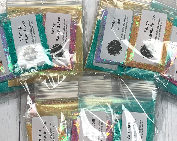 Sunset Beach Themed Glitter Pack - Beach Glitter Bundle - Ultra Fine ...