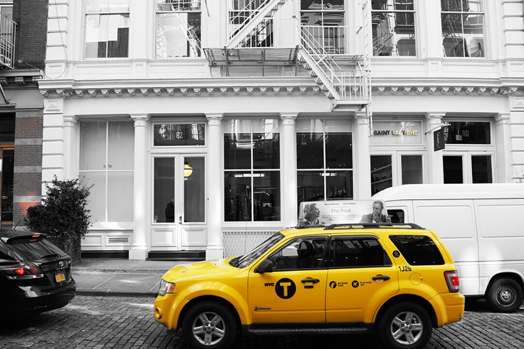 Soho Cab Print - New York City Photography - Etsy