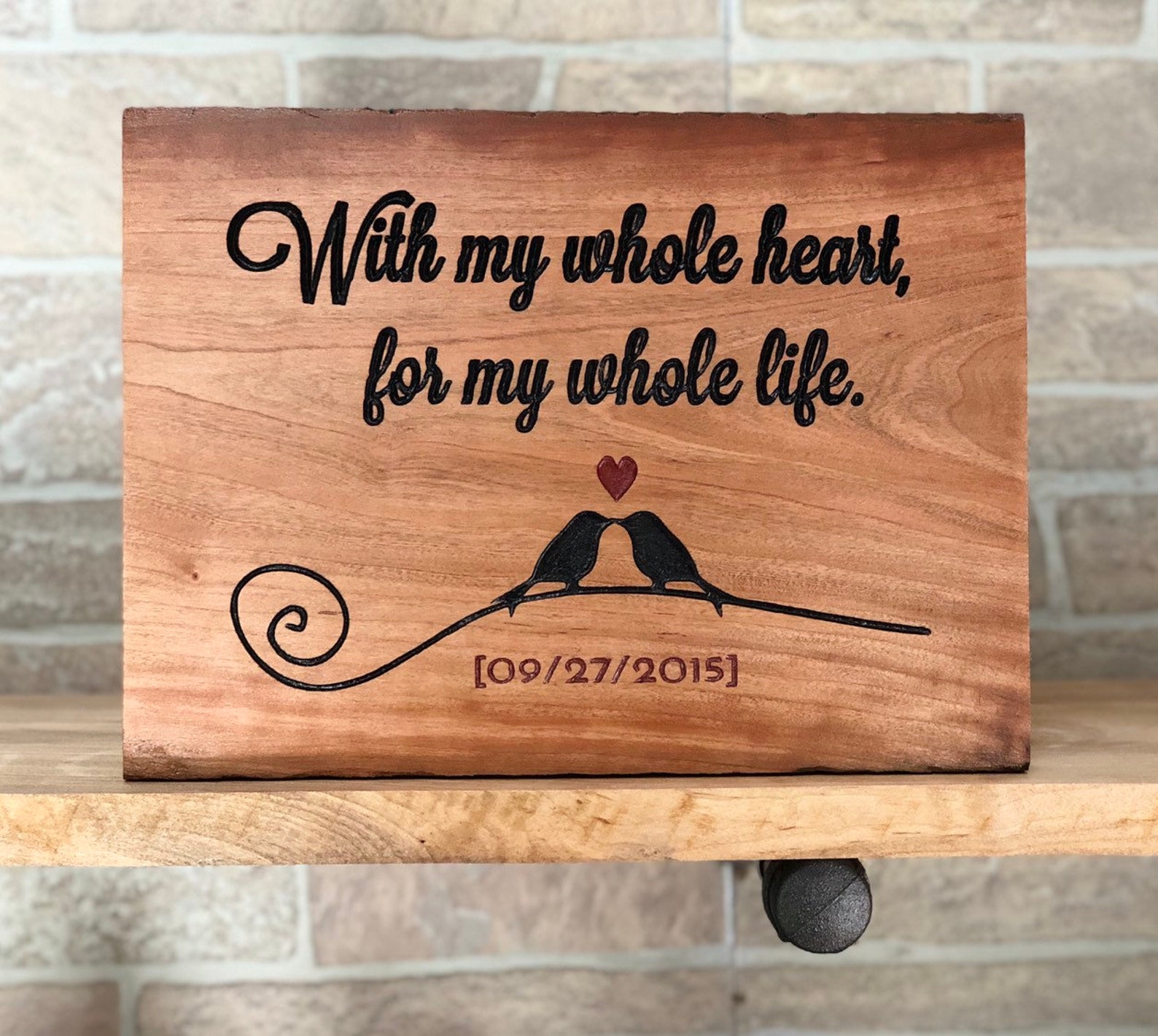 Custom wood anniversary sign wood sign for wedding | Etsy