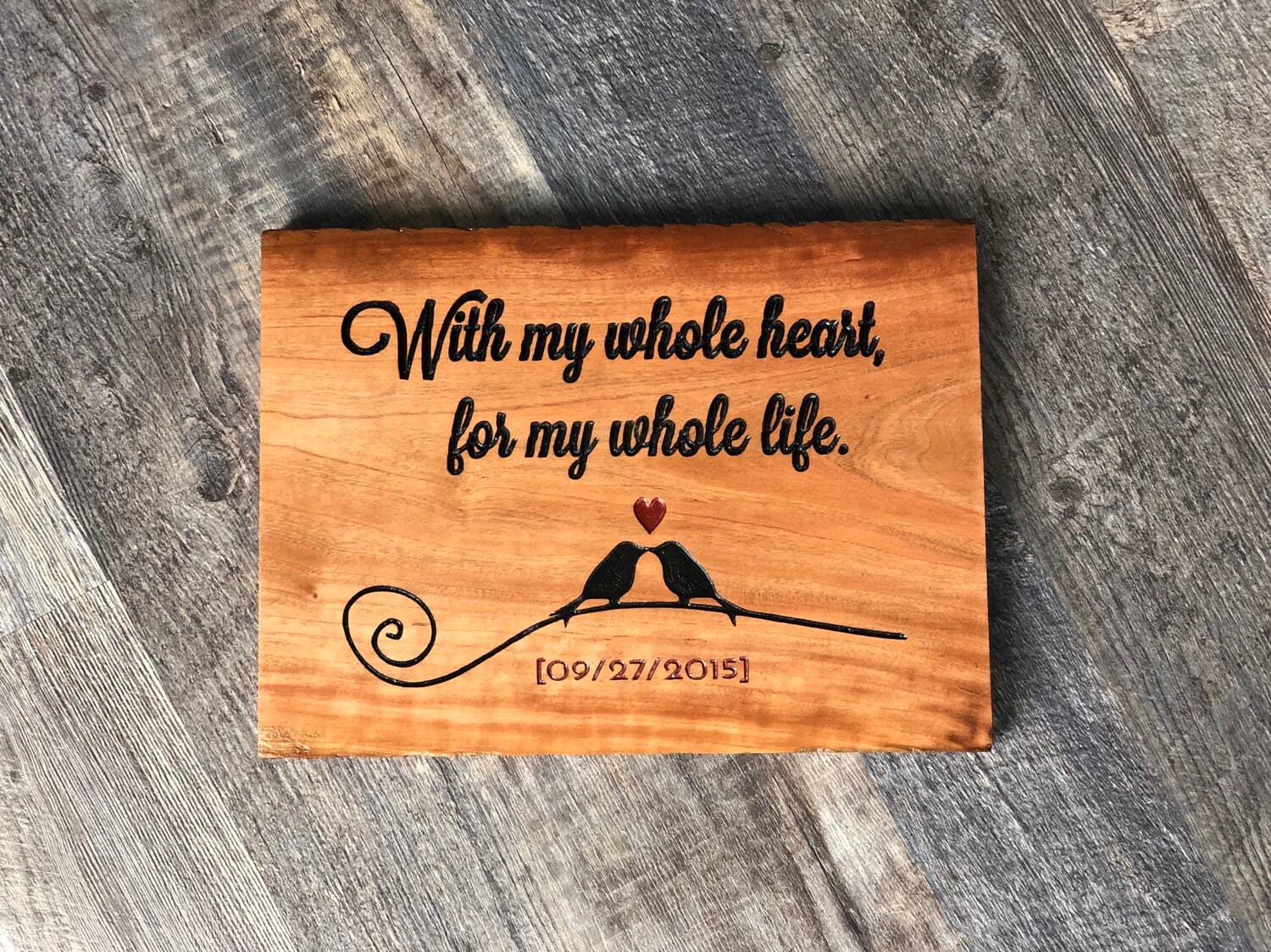 Custom wood anniversary sign wood sign for wedding | Etsy