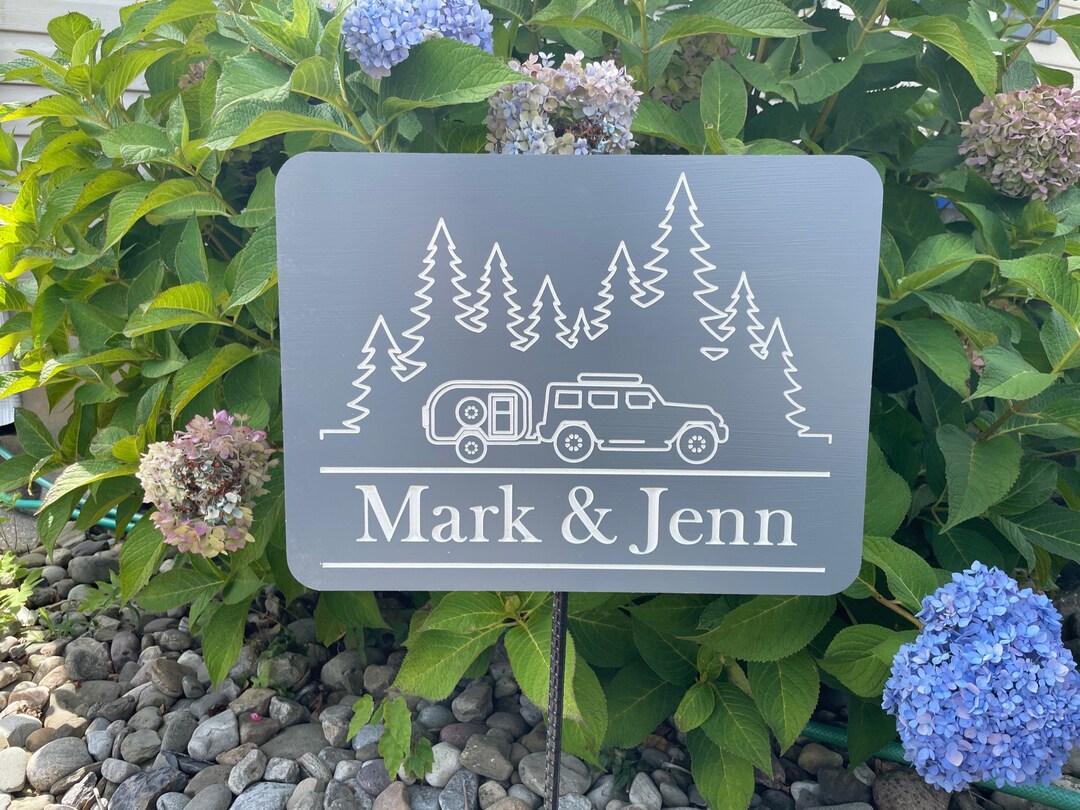 Personalized Jeep Campers Sign Carved Wooden Welcome Sign First Name ...