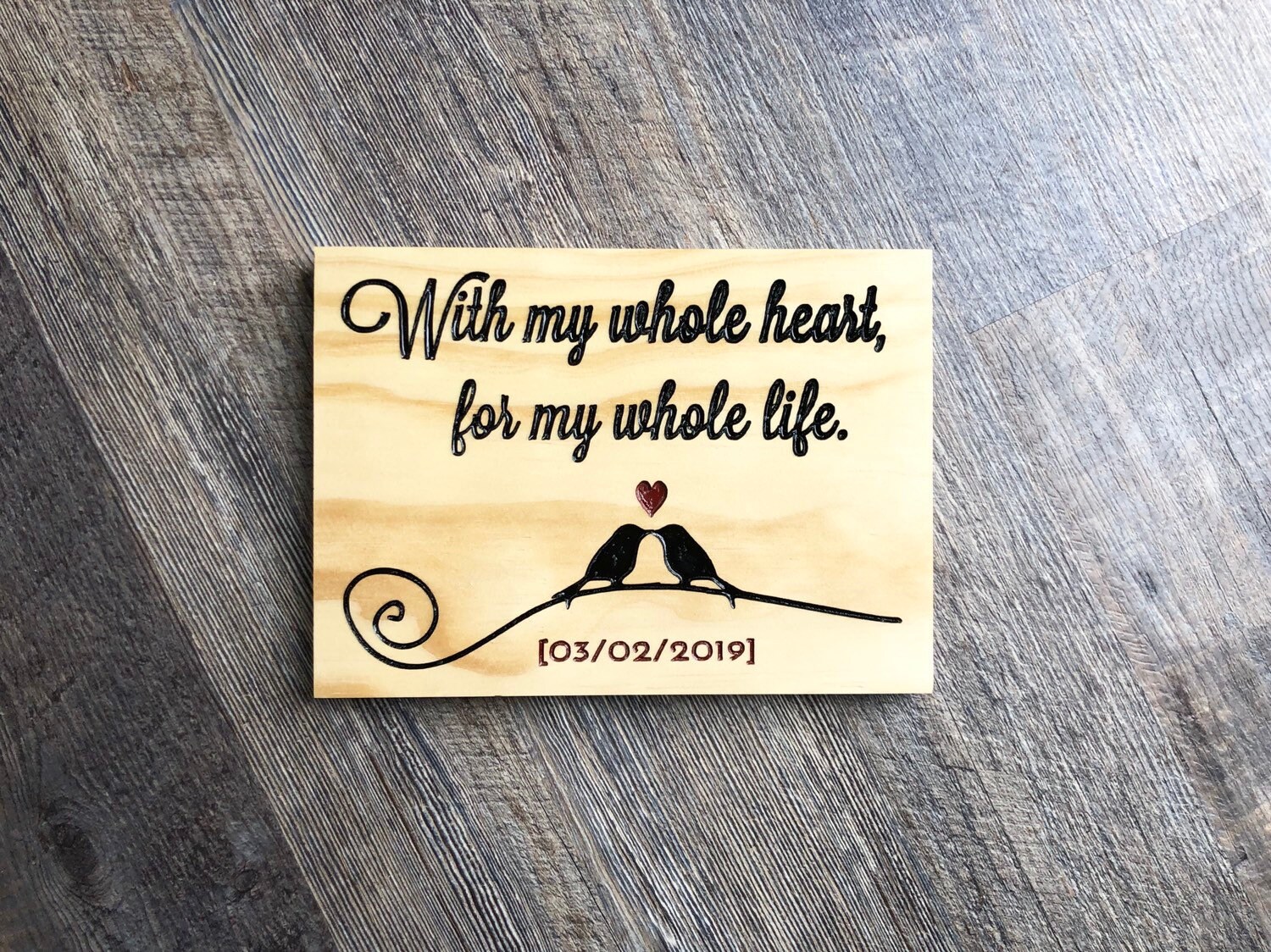 Custom wood anniversary sign wood sign for wedding | Etsy