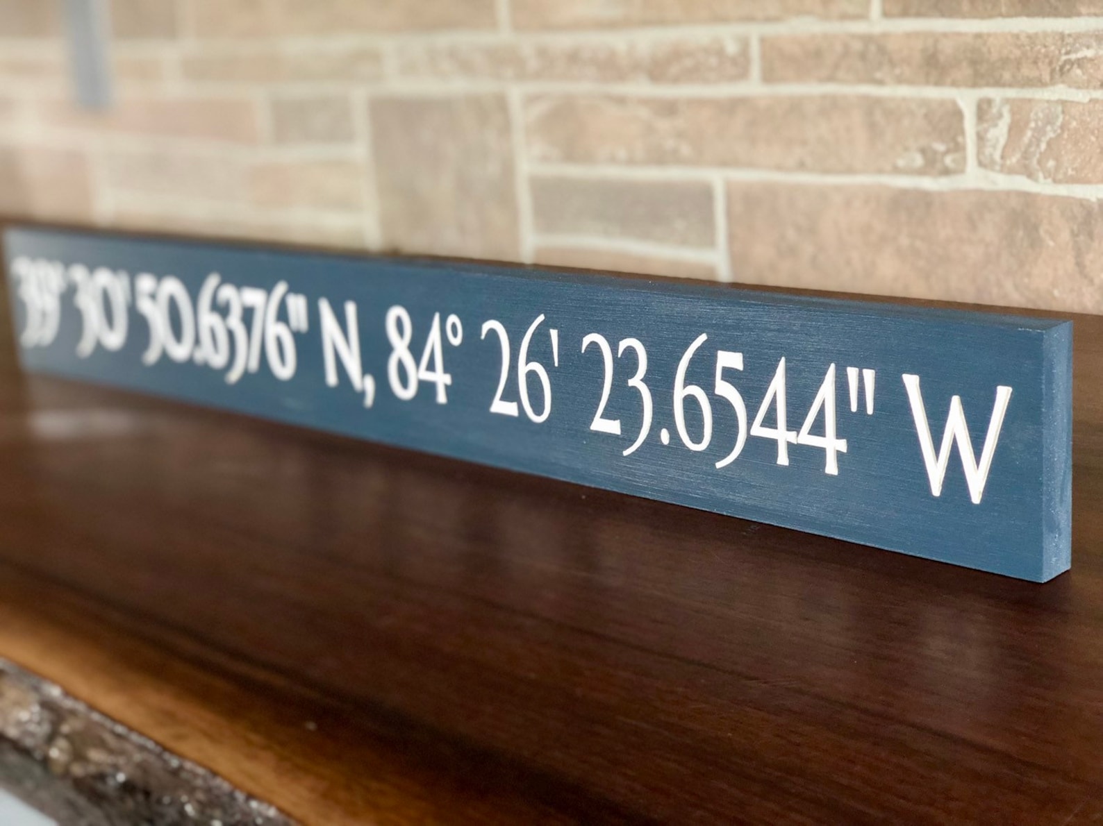 Longitude Latitude Sign for indoors or outdoors Coordinates | Etsy