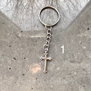 Cross Key Ring, Various Styles. Religion. Christian. - Etsy