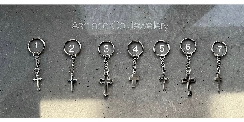 Cross Key Ring, Various Styles. Religion. Christian. - Etsy