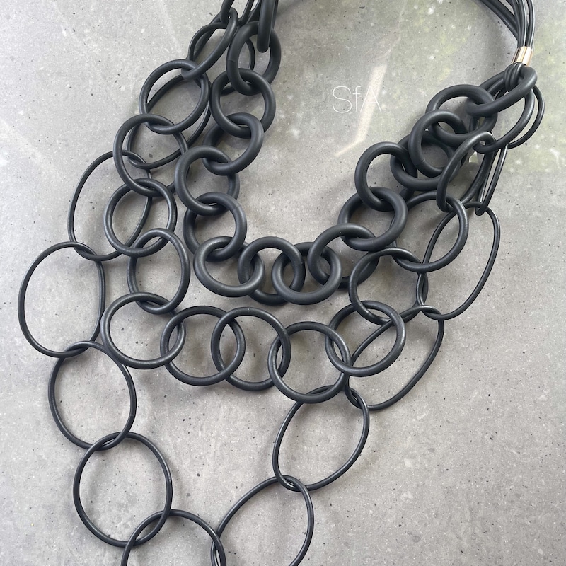 Rubber Necklace - Etsy
