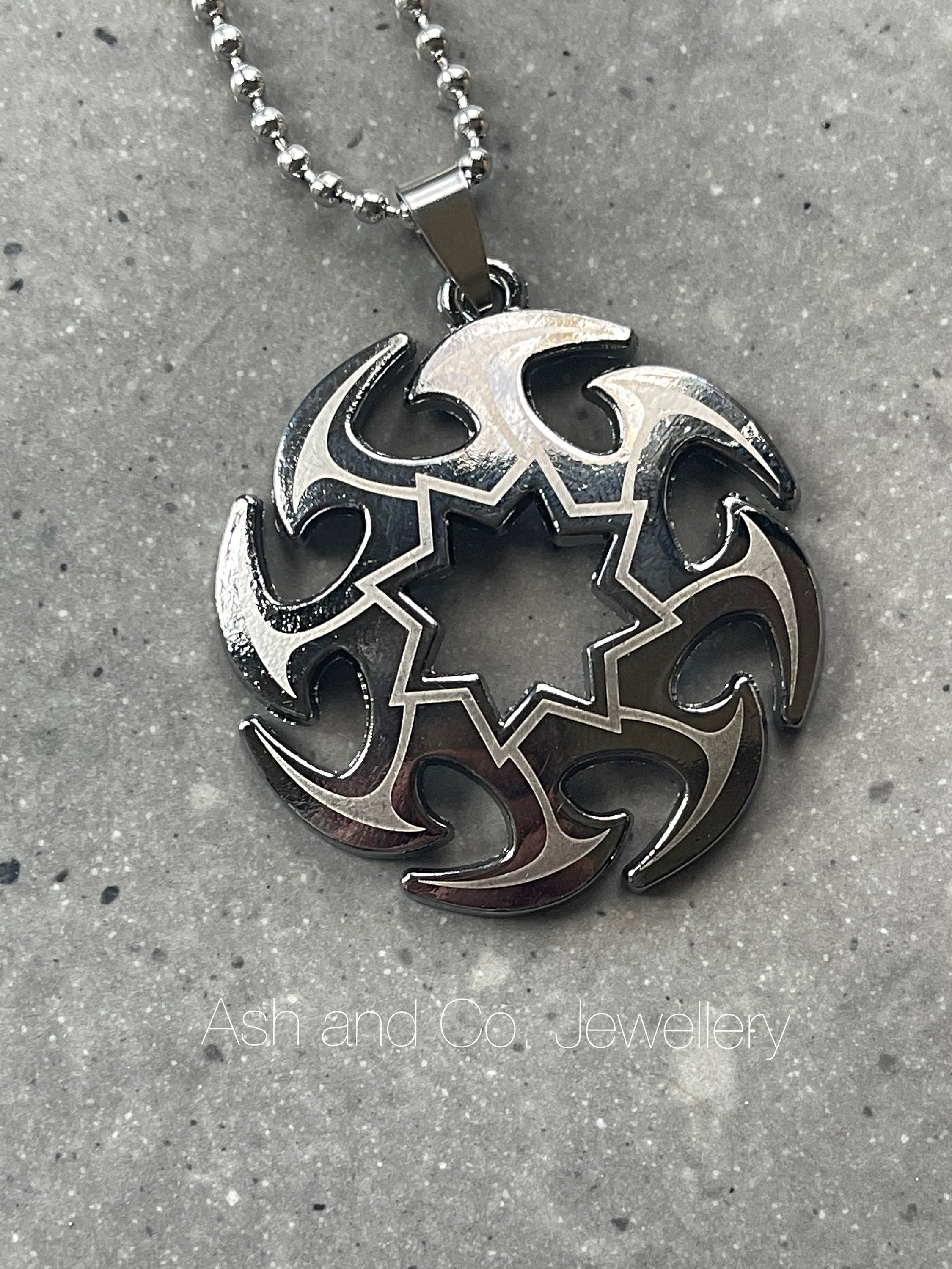 Ninja star necklace store