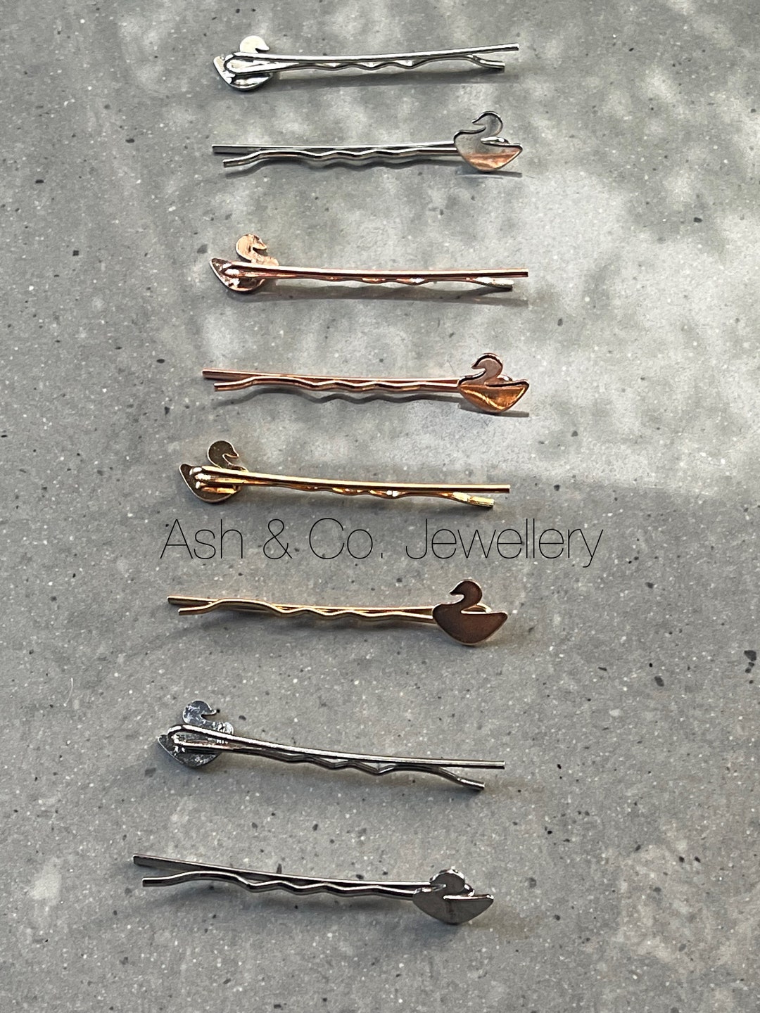 Stunning Duck Hair Slides. You Will Receive 2 Hair Slides, Silver. - Etsy