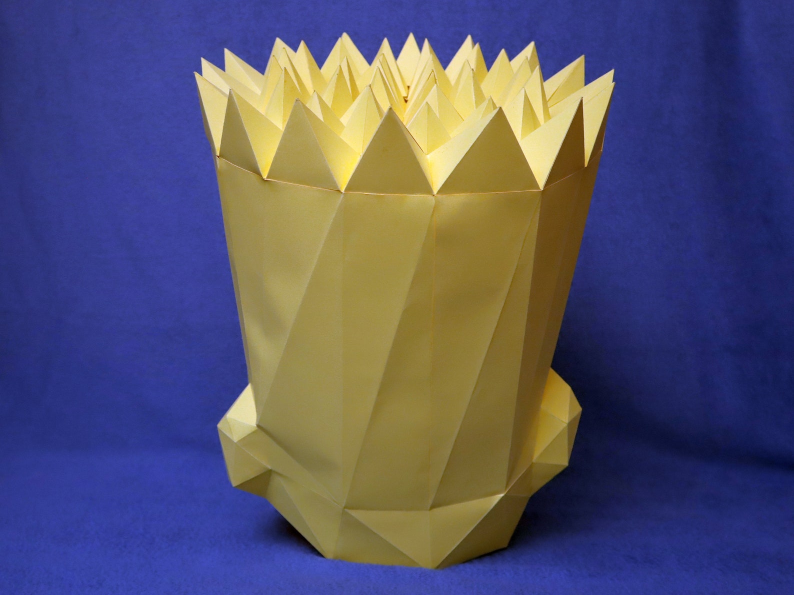 Bart Simpson Papercraft Mask: Low Poly Template (PDF, DXF) - Etsy