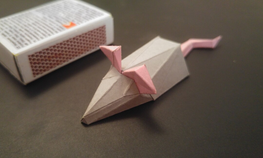 Mouse Low Poly Papercraft, Paper 3d Model, DIY Teplate, PDF, DXF ...