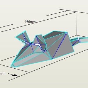 Mouse Low Poly Papercraft, Paper 3d Model, DIY Teplate, PDF, DXF ...