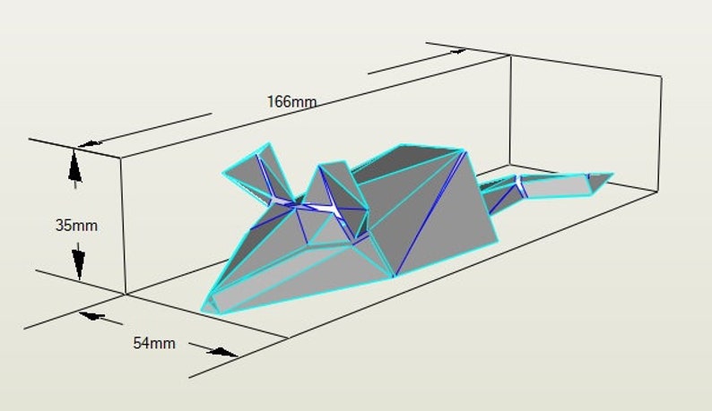 Mouse Low Poly Papercraft, Paper 3d Model, DIY Teplate, PDF, SVG ...