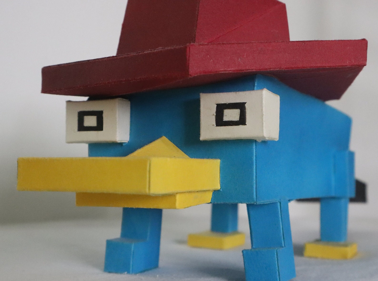 Platypus Perry Papercraft. Agent P. Platypus With Hat. Agent OWCA . Pdf ...