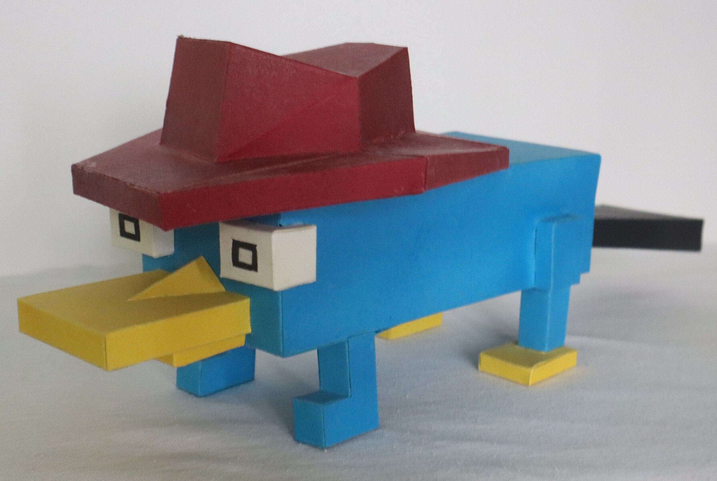 Platypus Perry Papercraft. Agent P. Platypus With Hat. Agent OWCA . Pdf ...