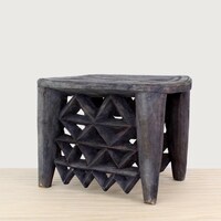 Double Bongo Side Table Drum Original Cowhide Leather Fully Functional ...