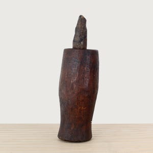 Vintage African Mortar and Pestle | 80 Years Old | Rustic Home Decor - Etsy