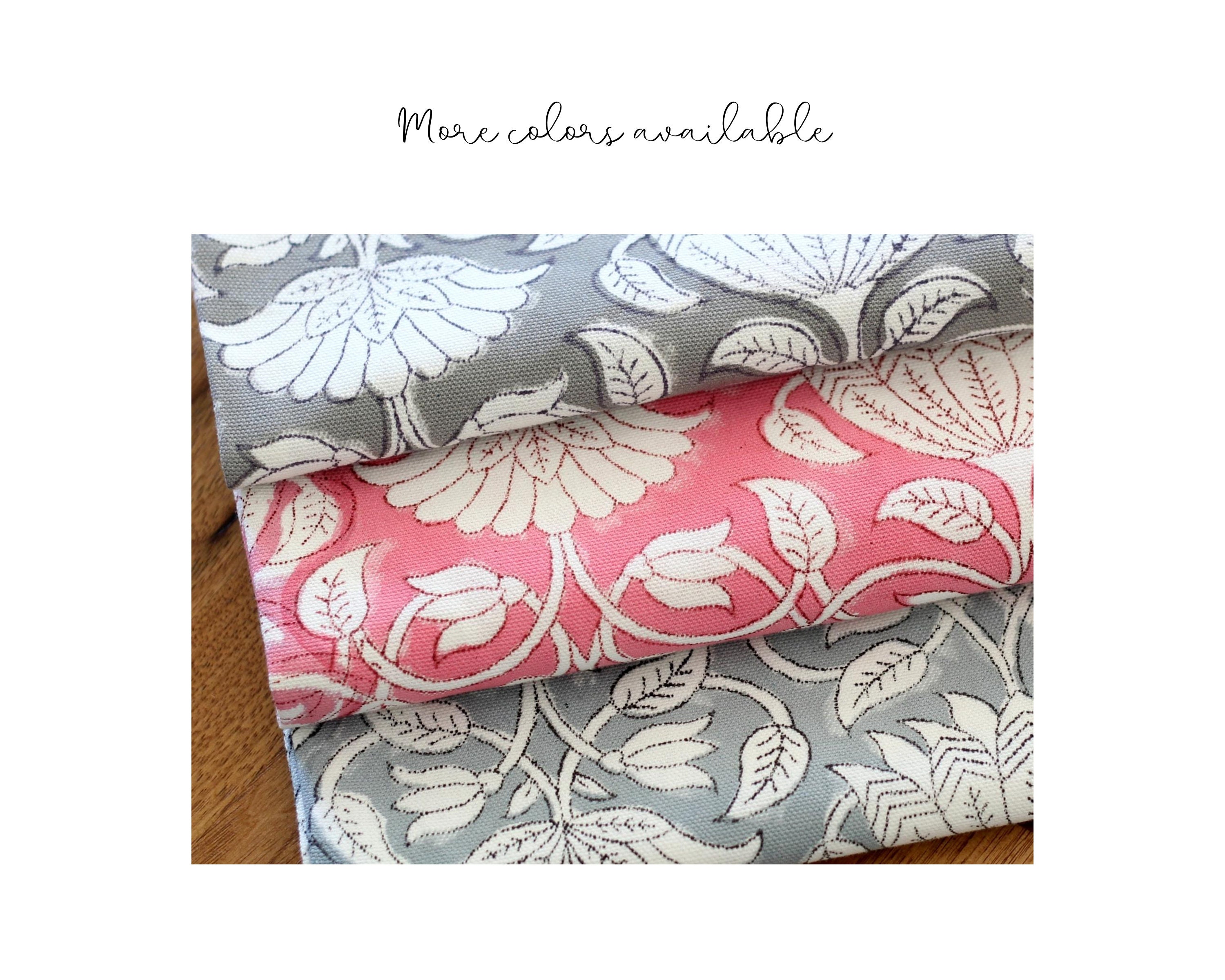 Pink Block Print Pillow Cover - Etsy