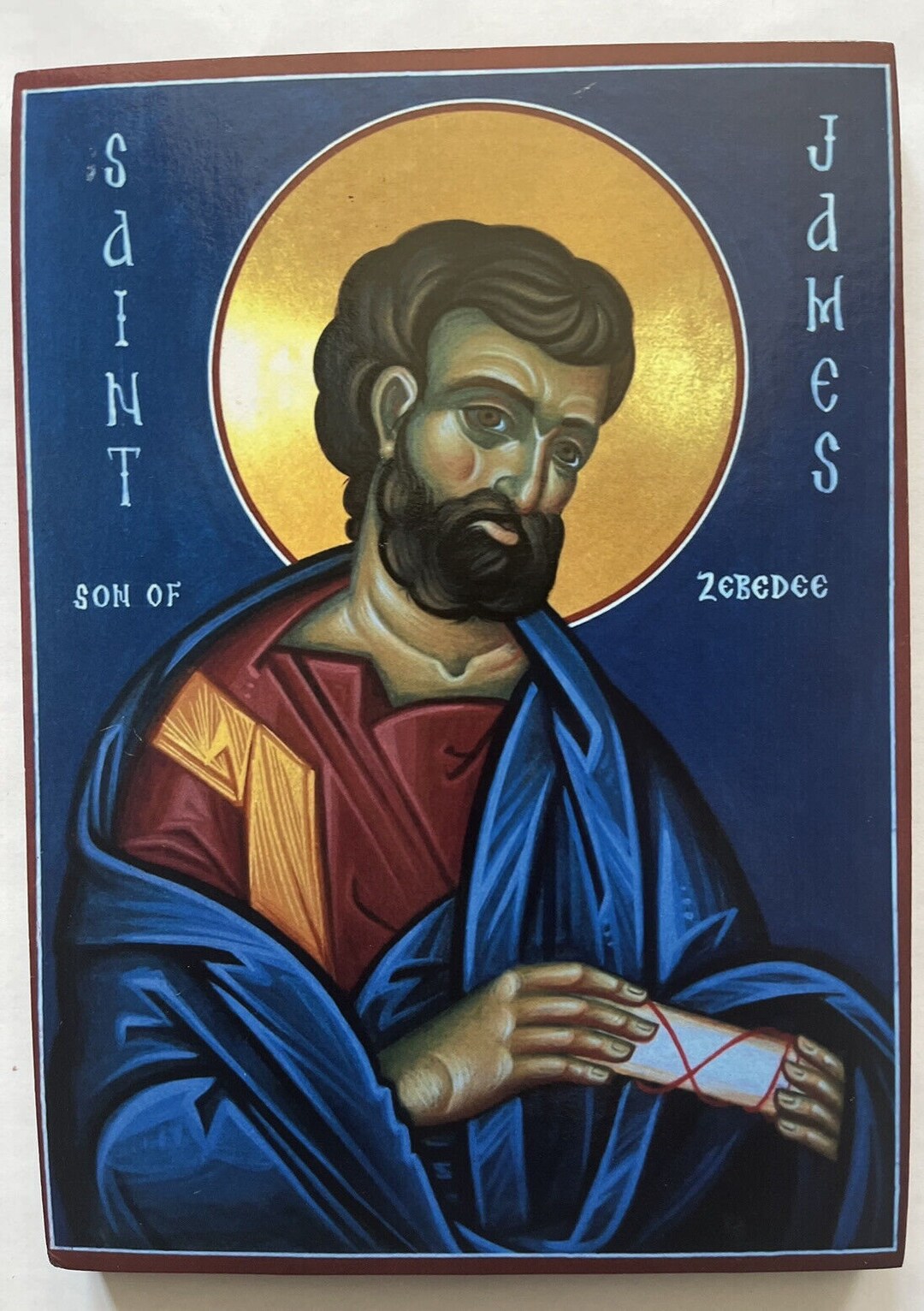 Apostle James son of Zebedee Orthodox Icon - Etsy