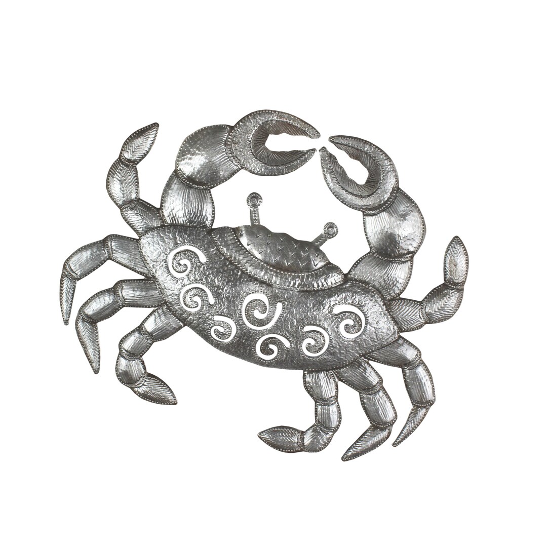 Crab, Decorative Crab, Fish Art, Metal Crab, Recycled Art, Fair Trade ...