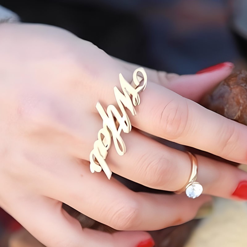Two Finger Ring - Etsy