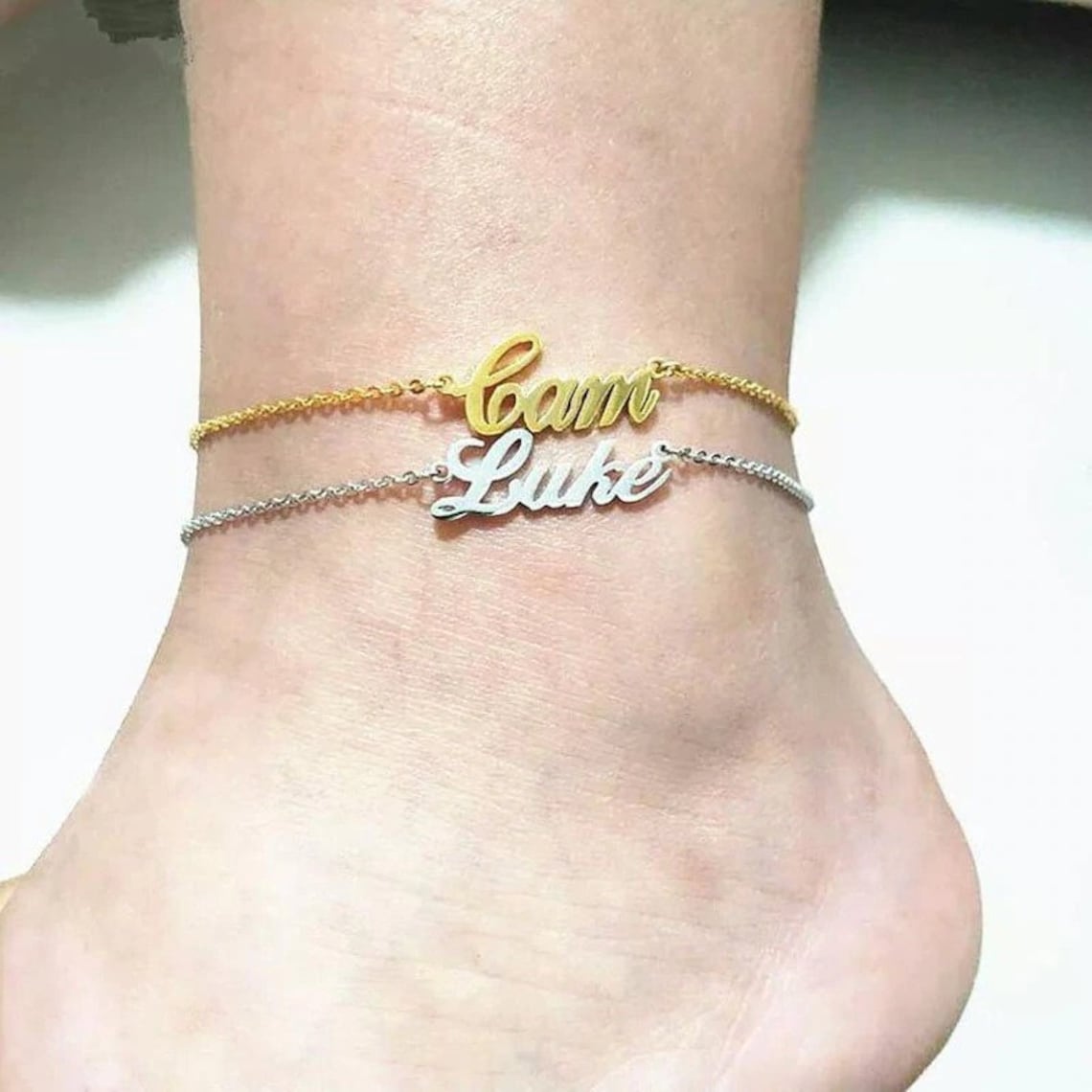 Name Anklet Hot Wife Anklet Personalized Anklet Gift for | Etsy