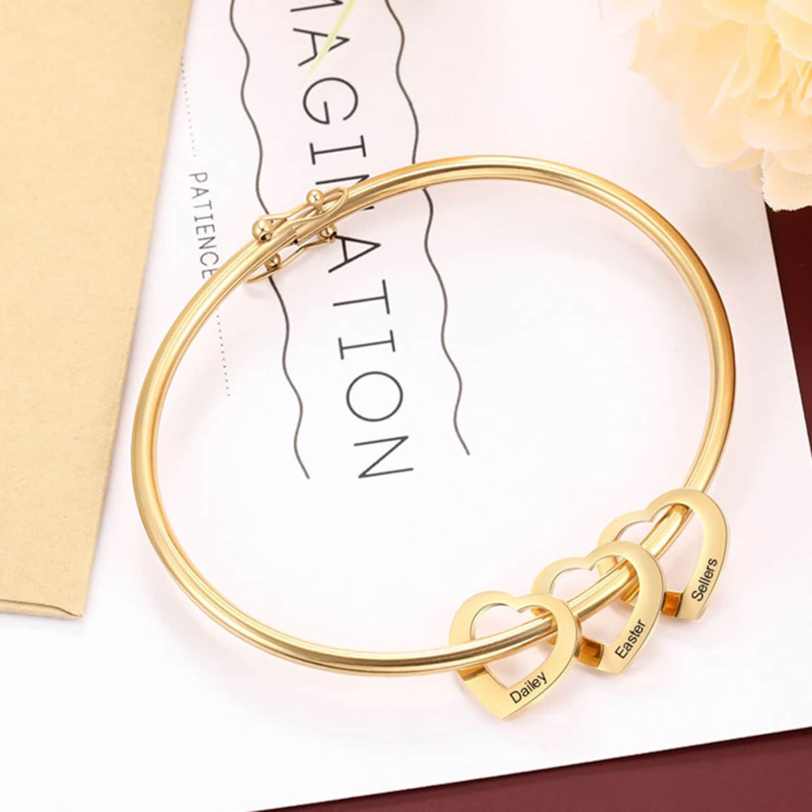 Personalized Mother Jewelry Mother Bracelet Engraved Mom - Etsy