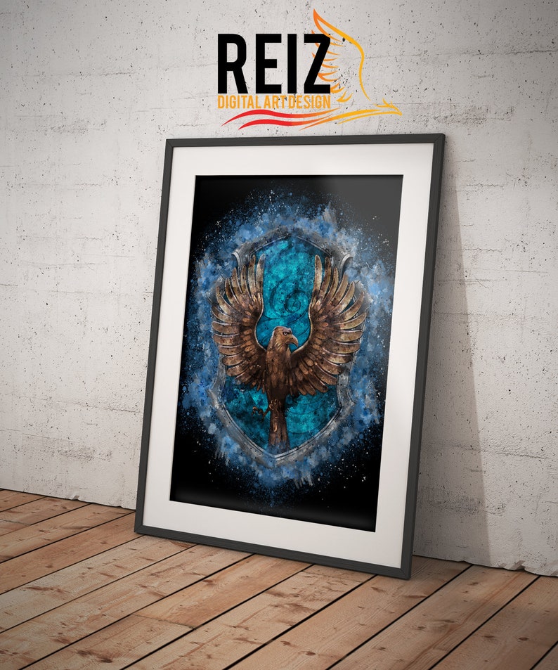 Ravenclaw INSTANT DOWNLOAD Print Art, Watercolor, Gift, Printable, Home ...