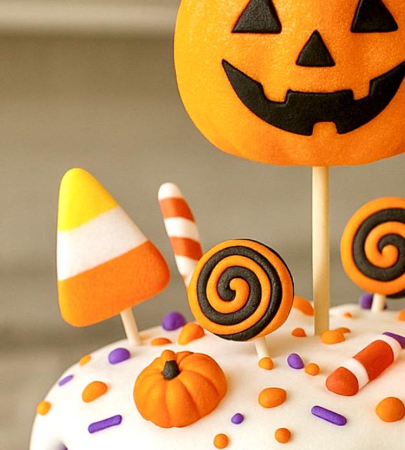 Handmade Halloween Faux Cake: 3-tier Spooky Candy Decor - Etsy