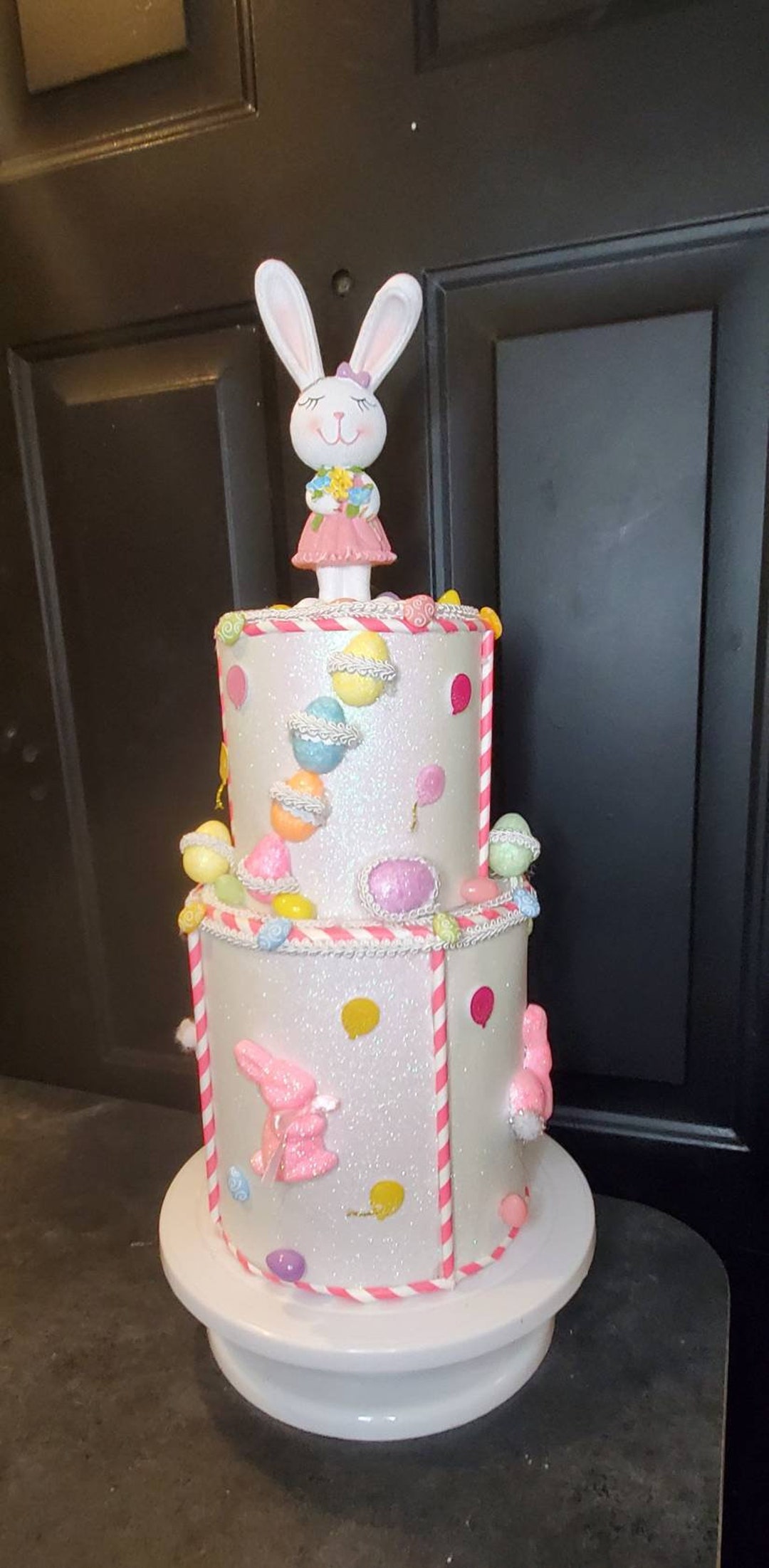 Fake Bake Cake, Easter Decor, Easter Decorations, Easter Cake, Easter ...