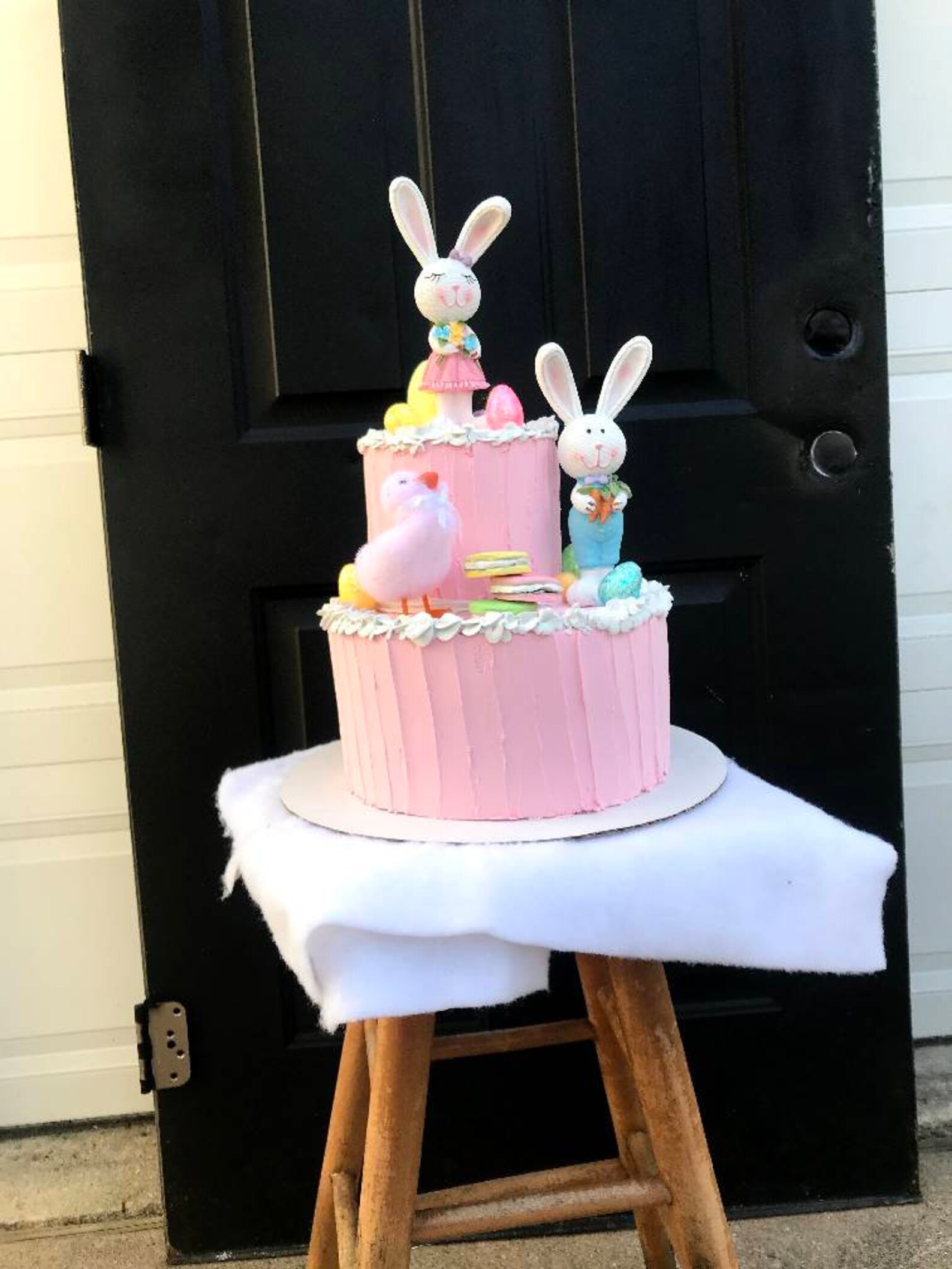 Fake Bake Cake Easter Decor Easter Decorations Easter Cake | Etsy