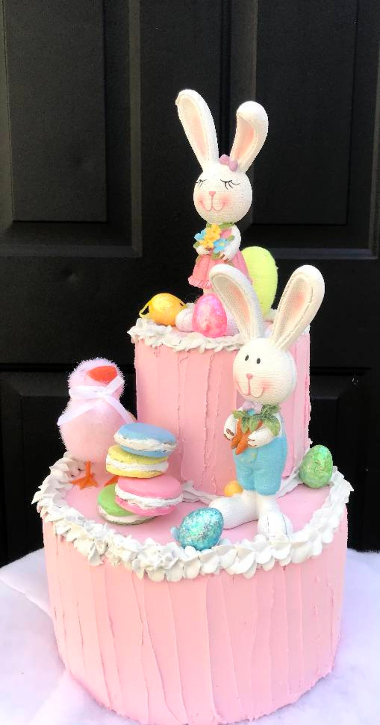 Fake Bake Cake Easter Decor Easter Decorations Easter Cake | Etsy