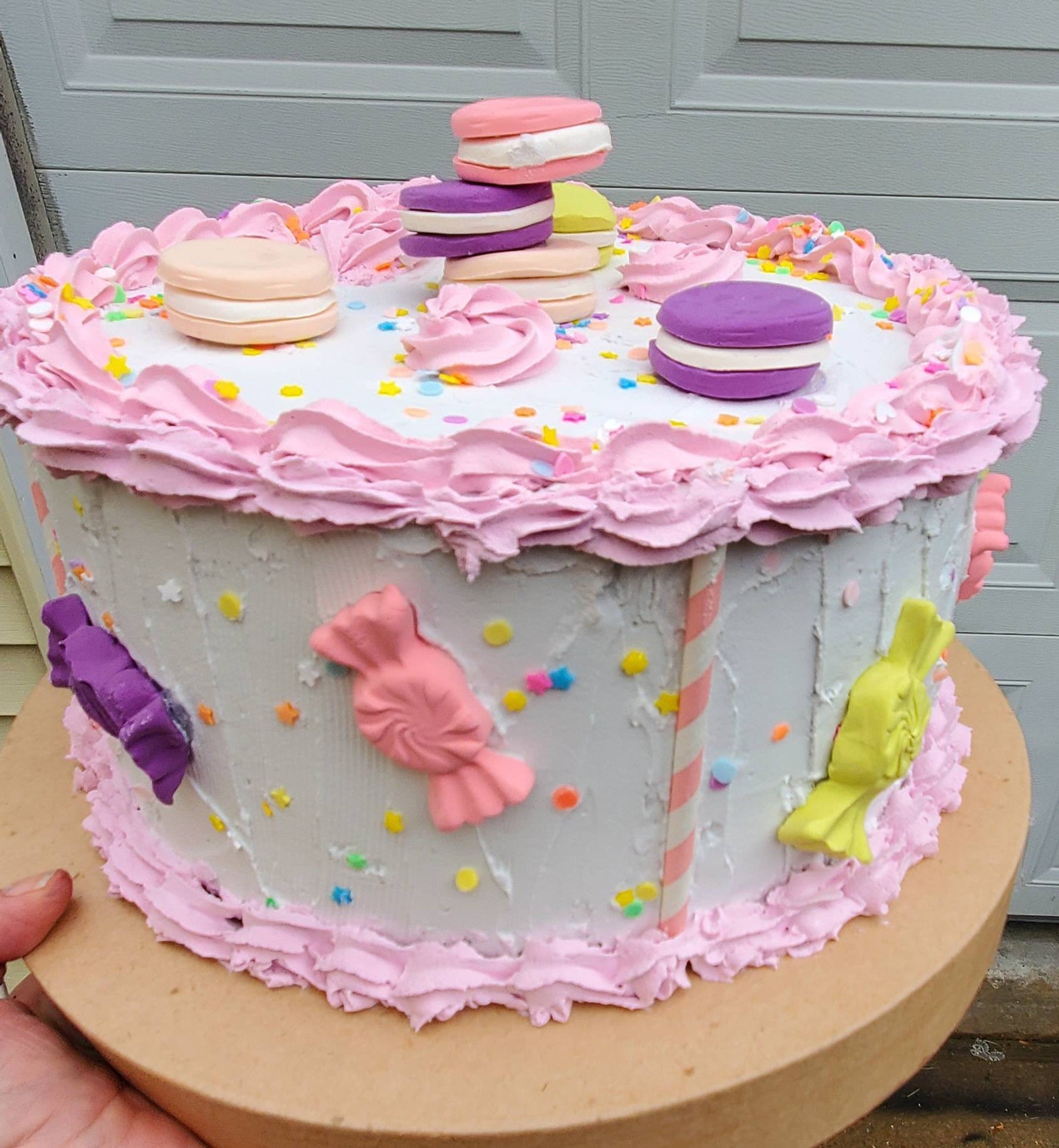 Fake cake centerpiece fake bake cake fake deserts Table top | Etsy