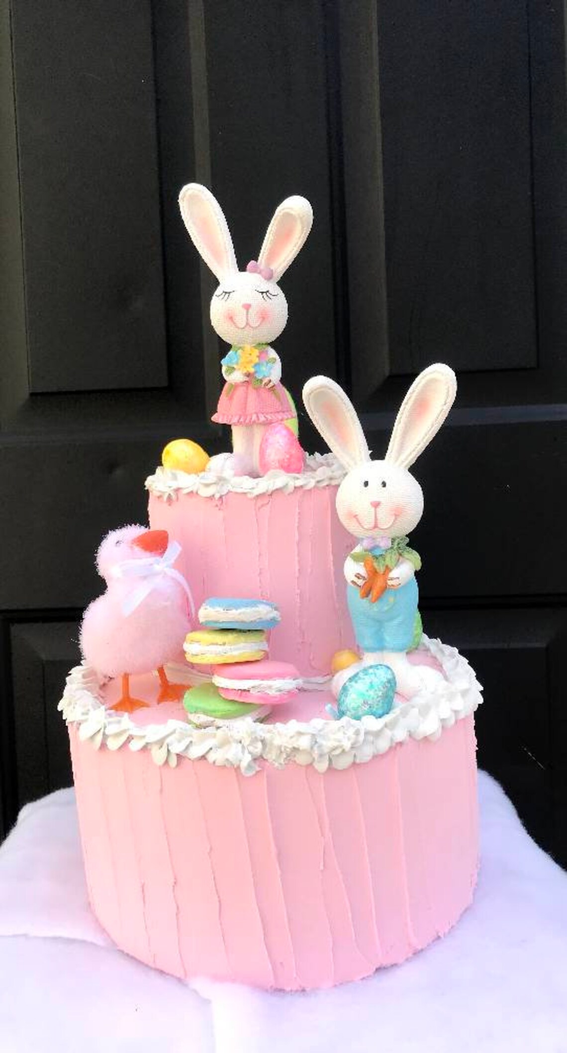 Fake Bake Cake Easter Decor Easter Decorations Easter Cake | Etsy