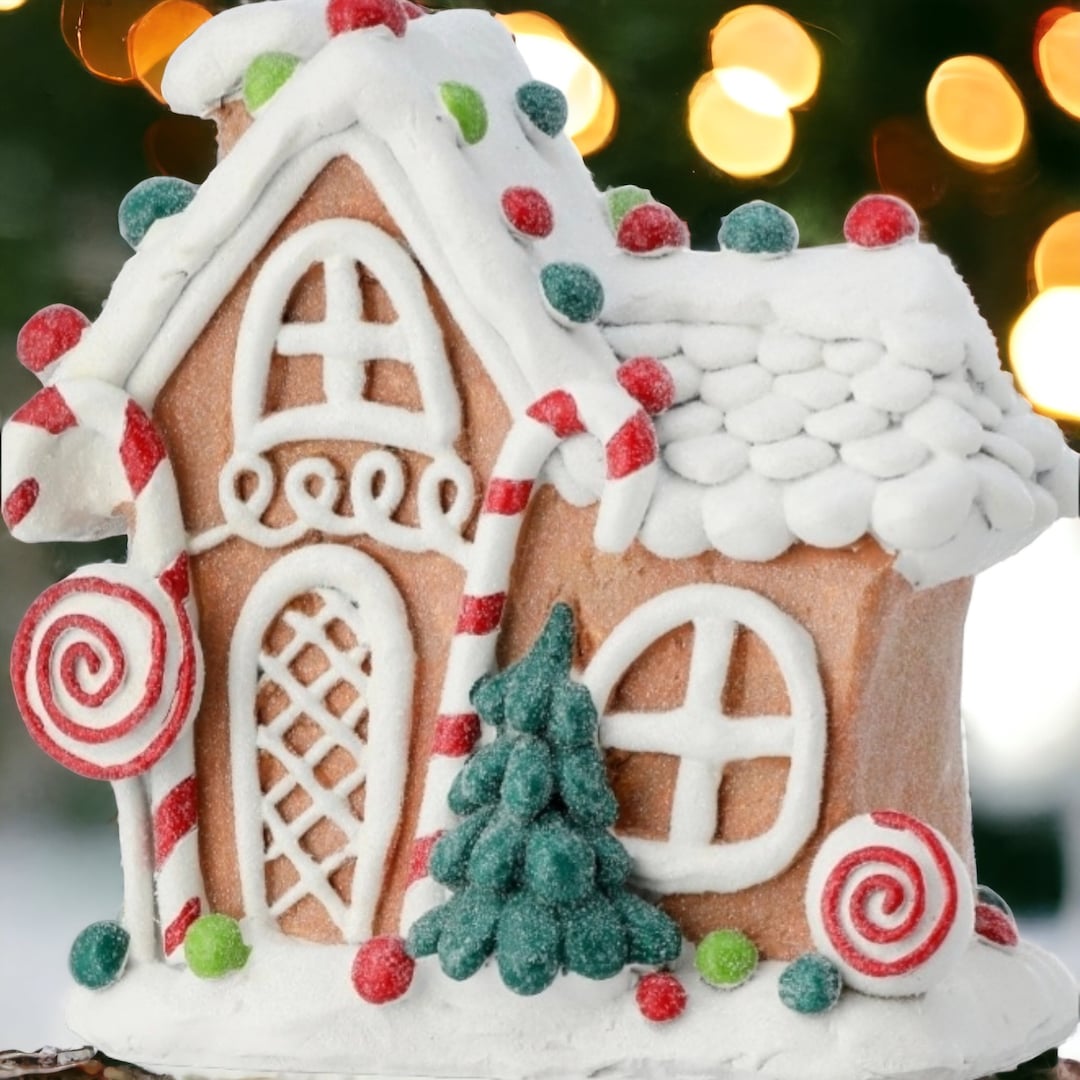 Gingerbread House, Christmas Decor, Christmas Decor, Centerpiece ...
