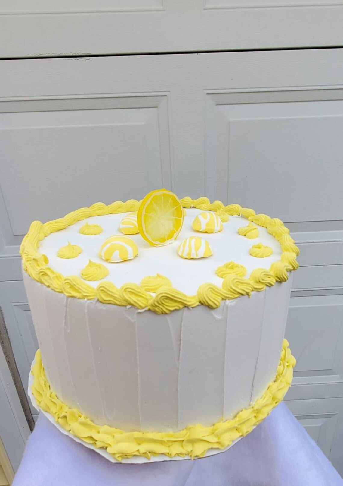 Fake Lemon Cake Centerpiece, Fake Bake Cake, Fake Deserts, Table Top ...