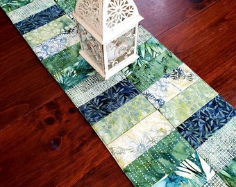 PDF Pattern: Modern Quilted Batik Table Runner | Etsy
