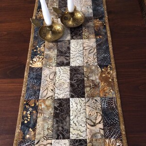 PDF Pattern: Modern Quilted Batik Table Runner - Etsy